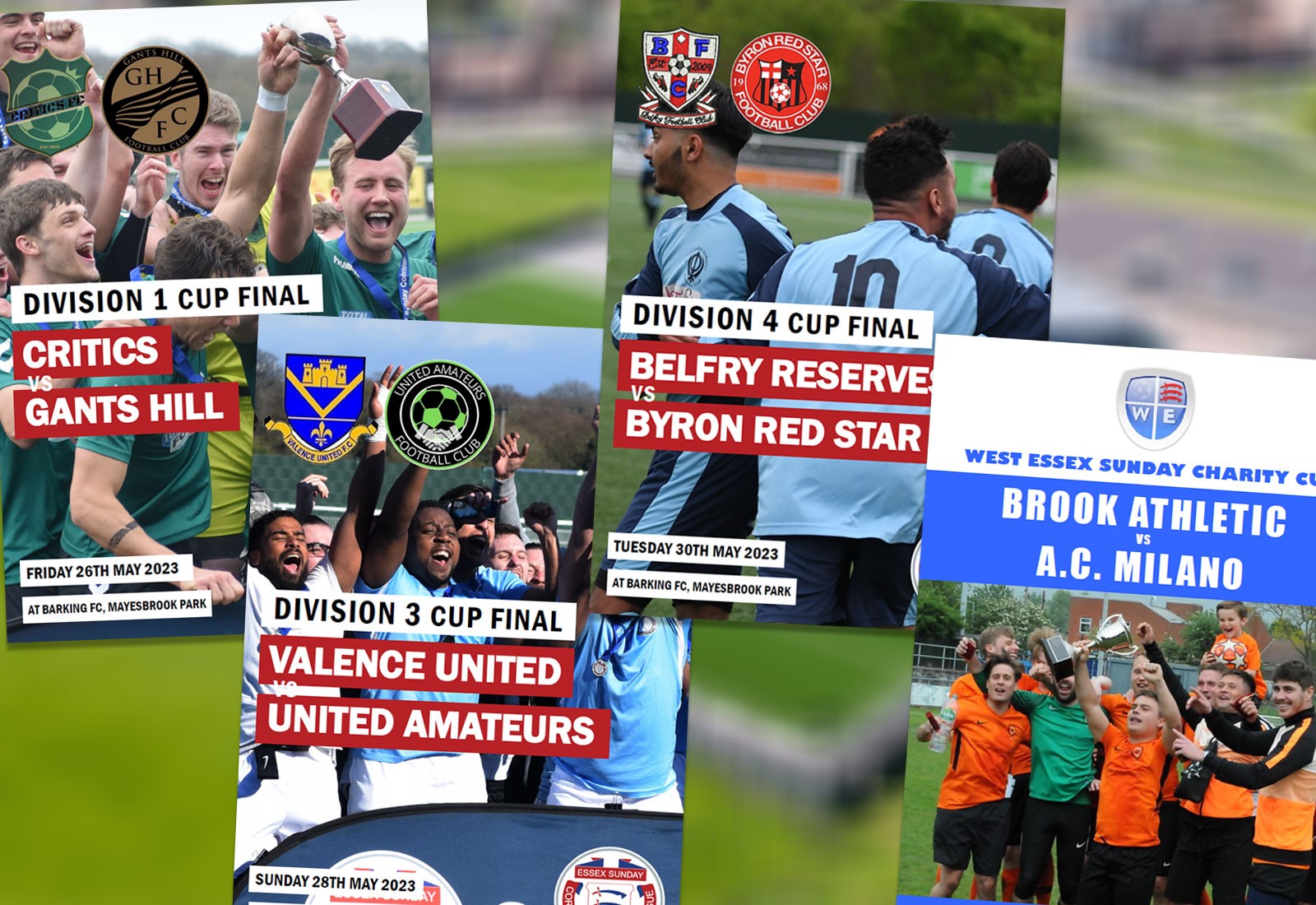 Cup final quadruple-header rounds off season's action